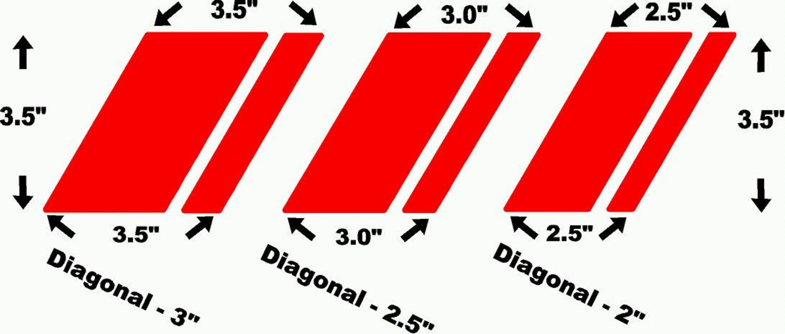 Reflective Wheel Hash Mark Decals | for Dodge Charger | 6 Highly ...