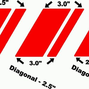 Reflective Wheel Hash Mark Decals | for Dodge Durango | 6 Highly ...