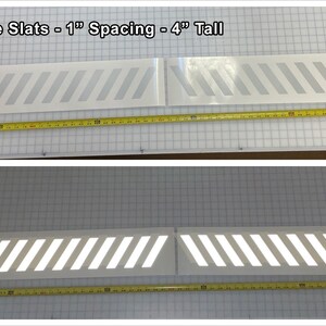 Reflective Shadow Chevron Panel | 1 Inch or 2 Inch Pieces | White ...