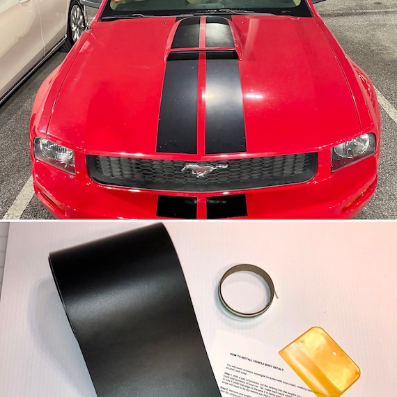 6 Vinyl Racing Stripes Kit for Ford Mustang DIY | Etsy