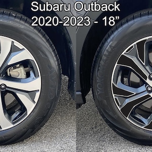 Vinyl Wheel Overlays for Subaru Outback 2020-2023 18" Wheels WITH ...