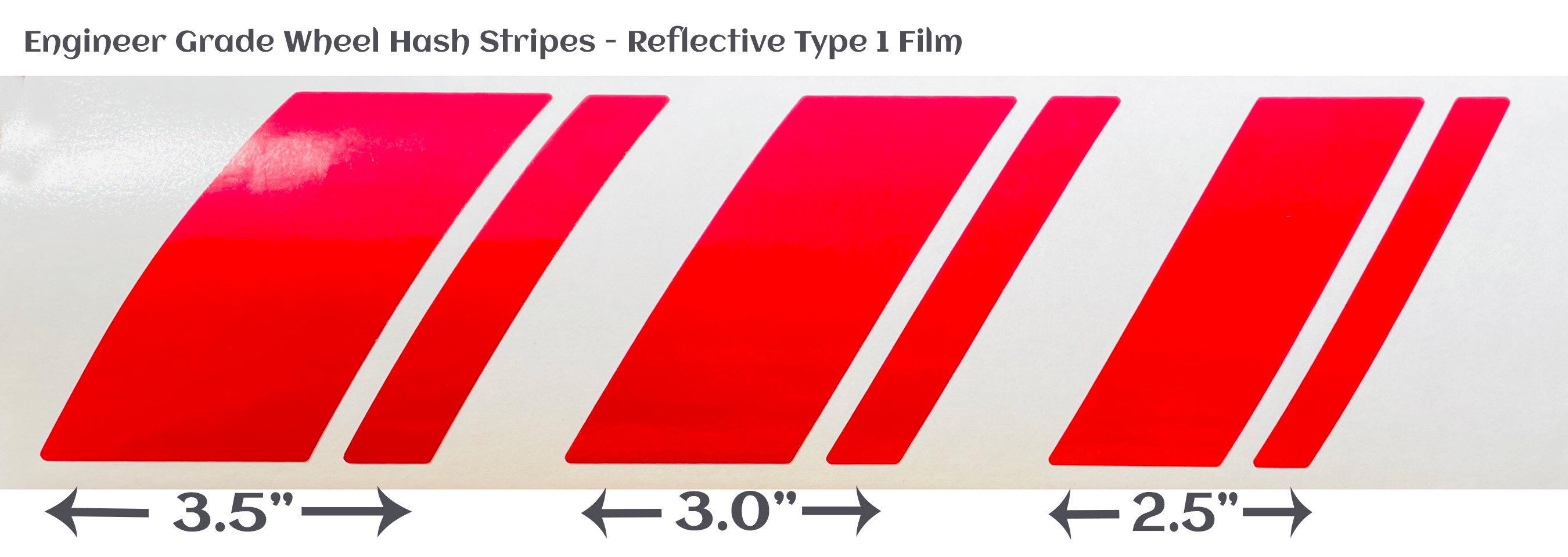 Reflective Wheel Hash Mark Decals for Dodge Durango 6 | Etsy