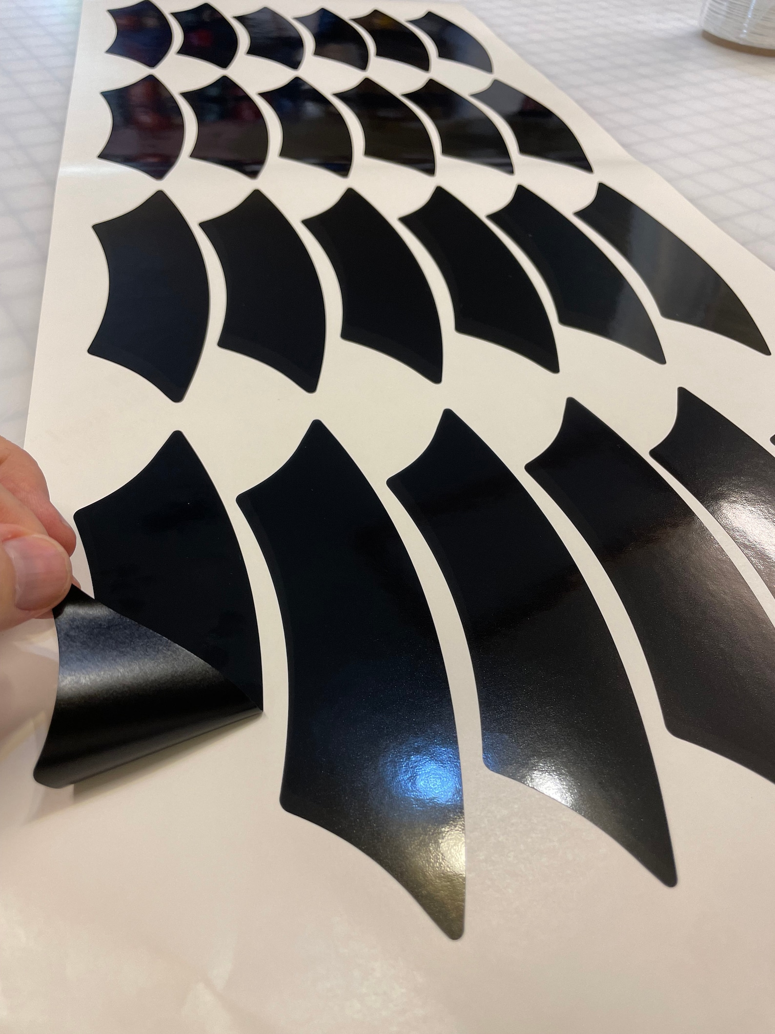 2013-2018 Jeep Wrangler Sahara Wheel Blackout Overlay Decals (Style 2 ...