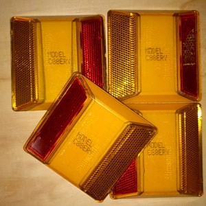 Reflective Road Pavement Marker, Yellow/red, Stimsonite, Road Parking ...