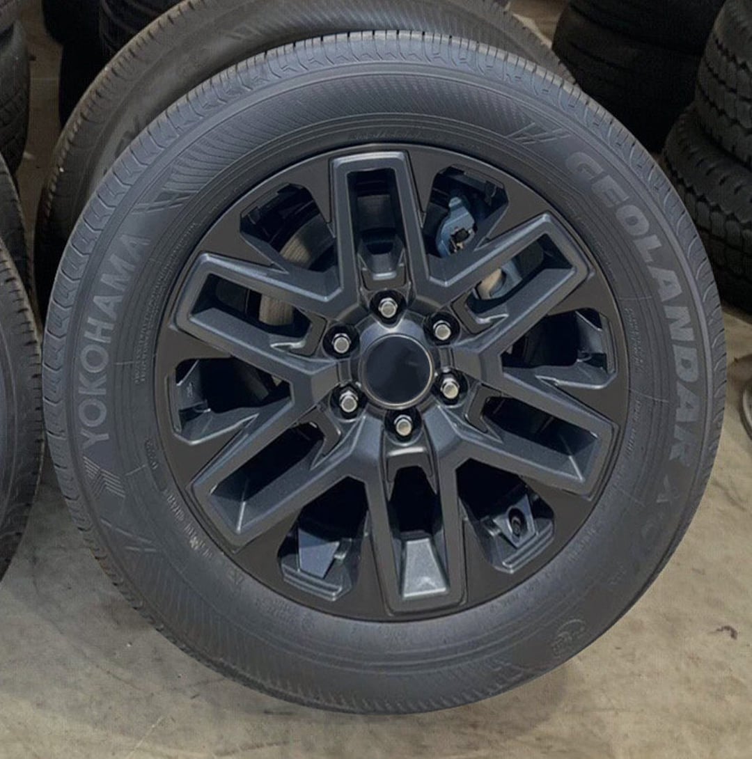 Vinyl Wheel Overlays for Toyota Tundra Limited 2022-2024 | Gloss Black ...