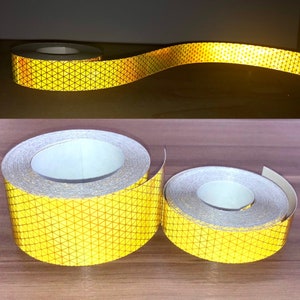 Oralite V98 Reflective Tape - Yellow - 1" and 2" by the Foot - Etsy