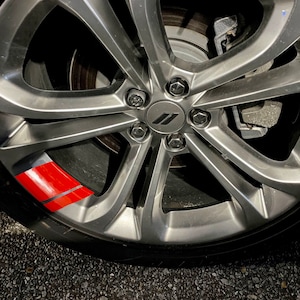 Reflective Wheel Hash Mark Decals | for Dodge Charger | 6 Highly ...
