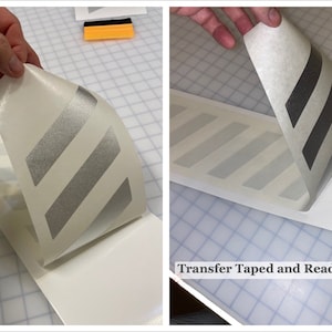 Reflective Shadow Chevron Panel | 1 Inch or 2 Inch Pieces | White ...