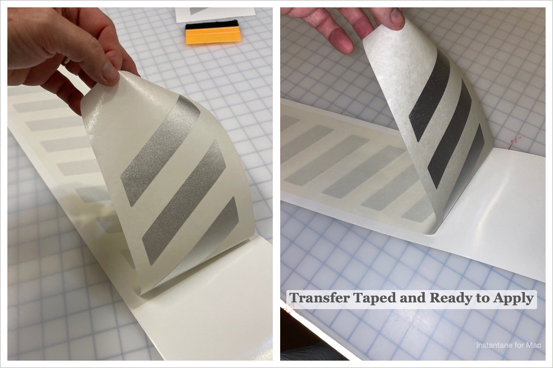 Reflective Shadow Chevron Panel | 1 Inch or 2 Inch Pieces | White ...