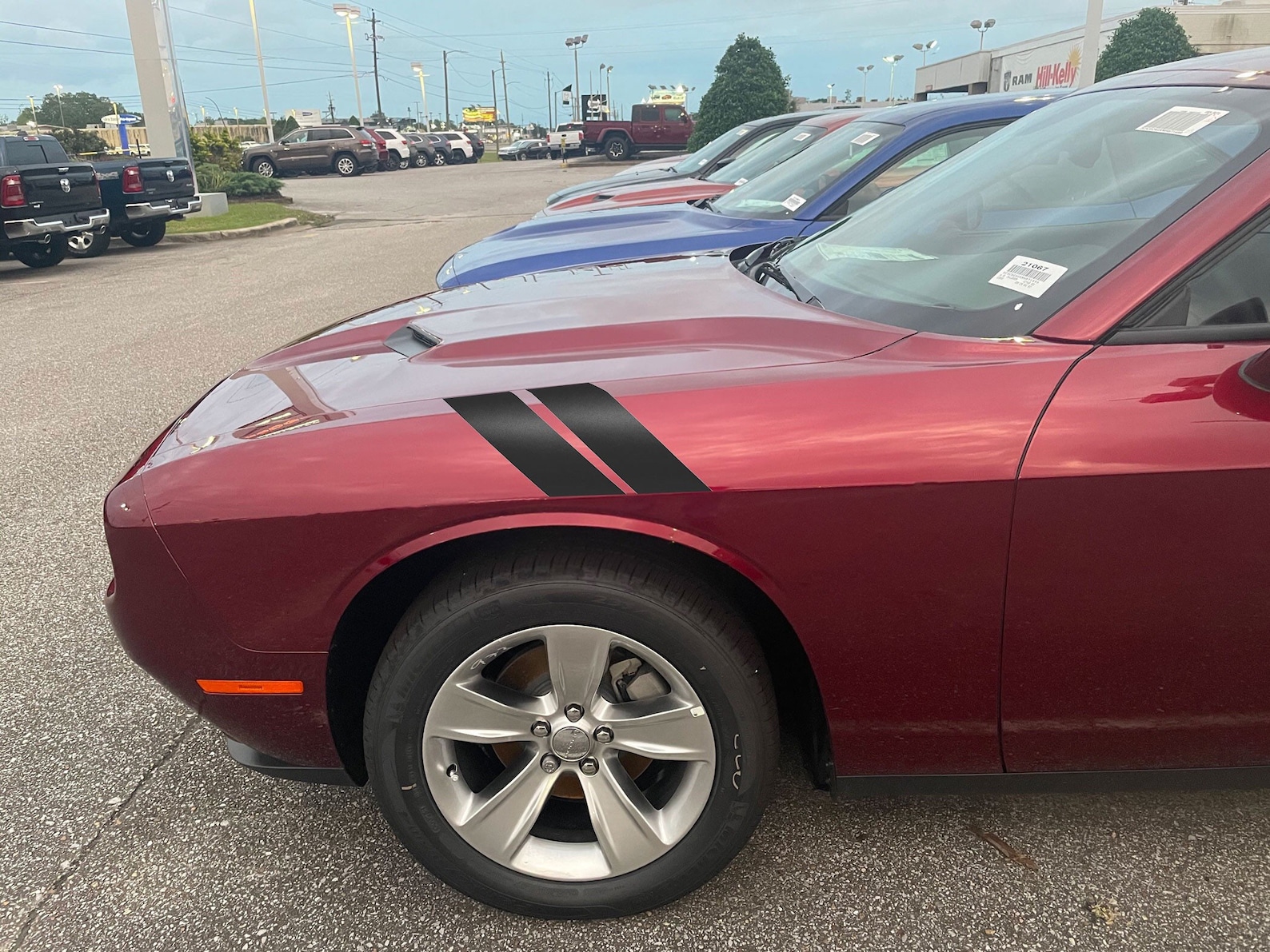Fender Hash Marks Decal for Dodge Challenger Customizable - Etsy