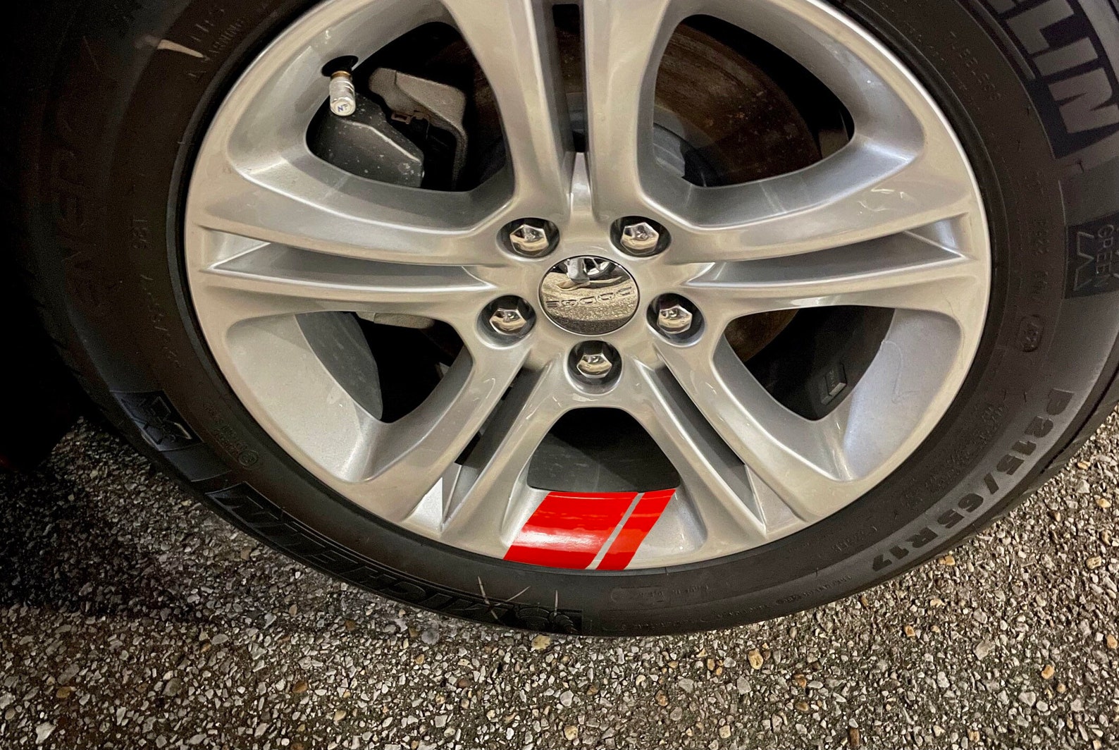 Reflective Wheel Hash Mark Decals for Dodge Durango 6 - Etsy