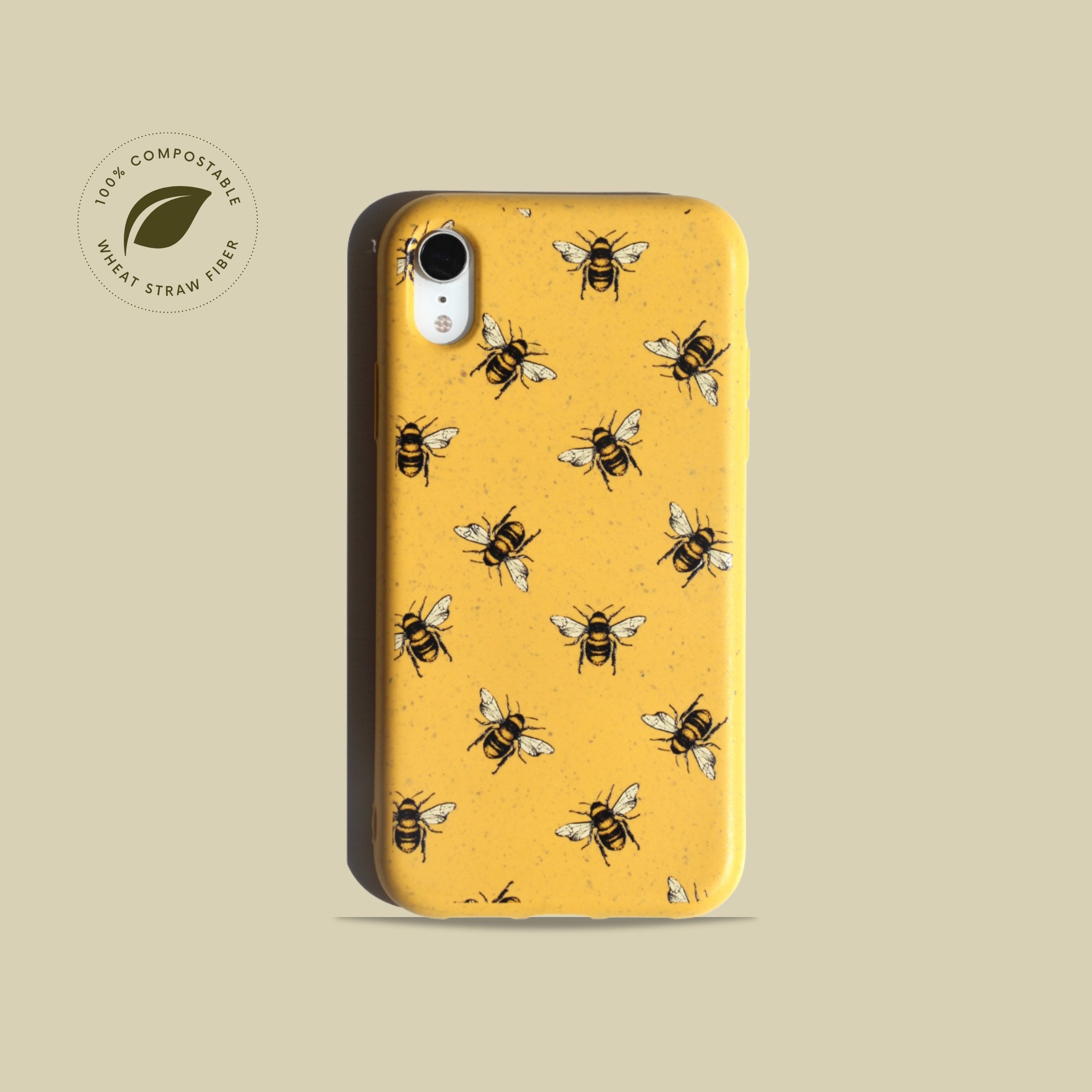 Cute Honey Bee Case Biodegradable Phone Case Eco-friendly - Etsy