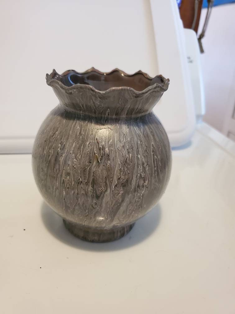 Earthy Glass Vase - Etsy