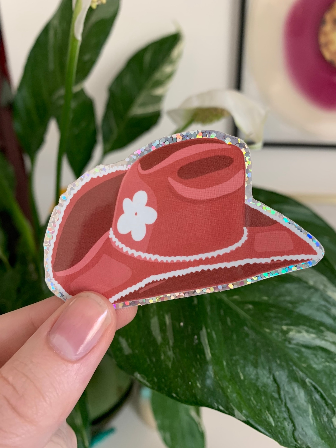 Cowboy Hat Vinyl Sticker - Etsy