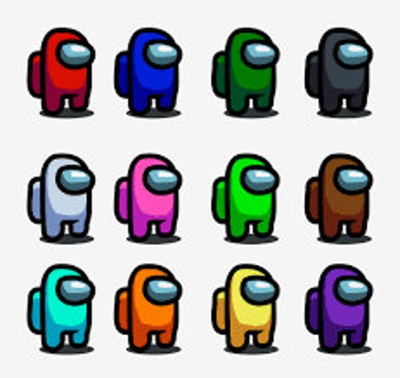 Among us character sticker - Etsy France