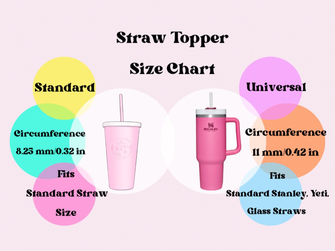 Ticket Straw Topper - Etsy