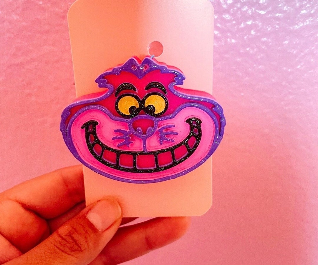 Cheshire Cat Straw Topper - Etsy