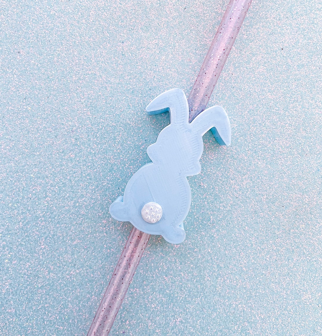 Rabbit Straw Topper - Etsy