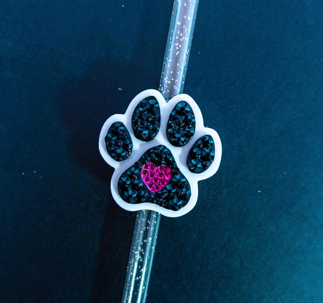 Paw Straw Topper - Etsy