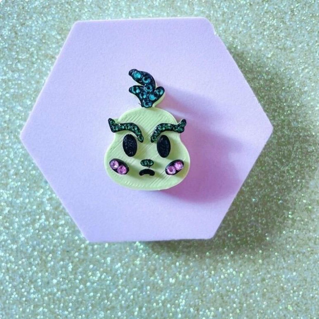 Baby Grinch Straw Topper - Etsy