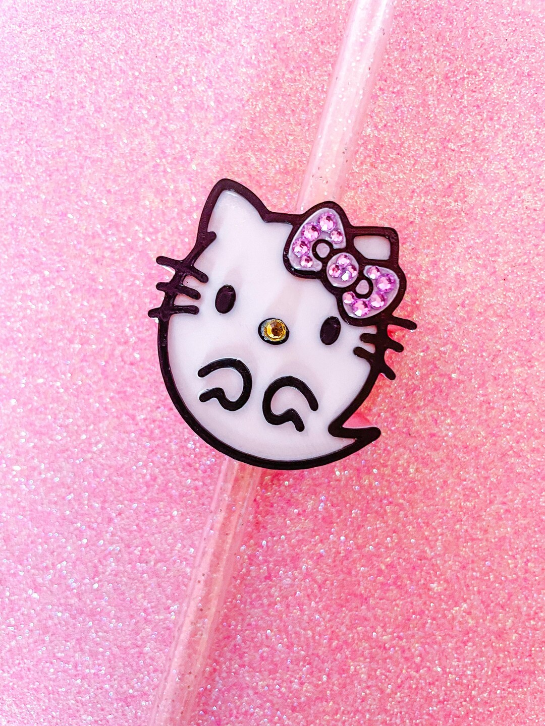 HK Ghost Straw Topper - Etsy