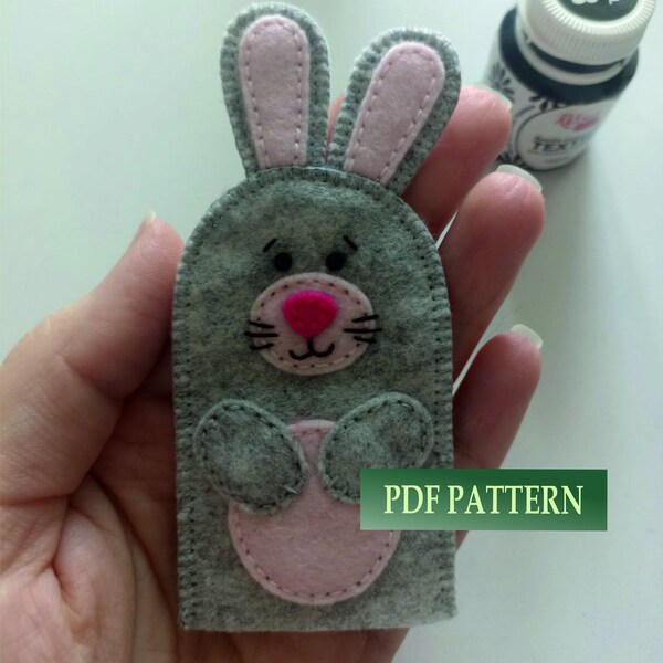 Rabbit Finger Puppets - Etsy