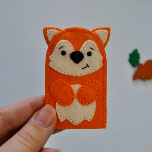 PDF Pattern: Felt Finger Puppet Pattern Fox. Easy Sewing E-pattern and ...