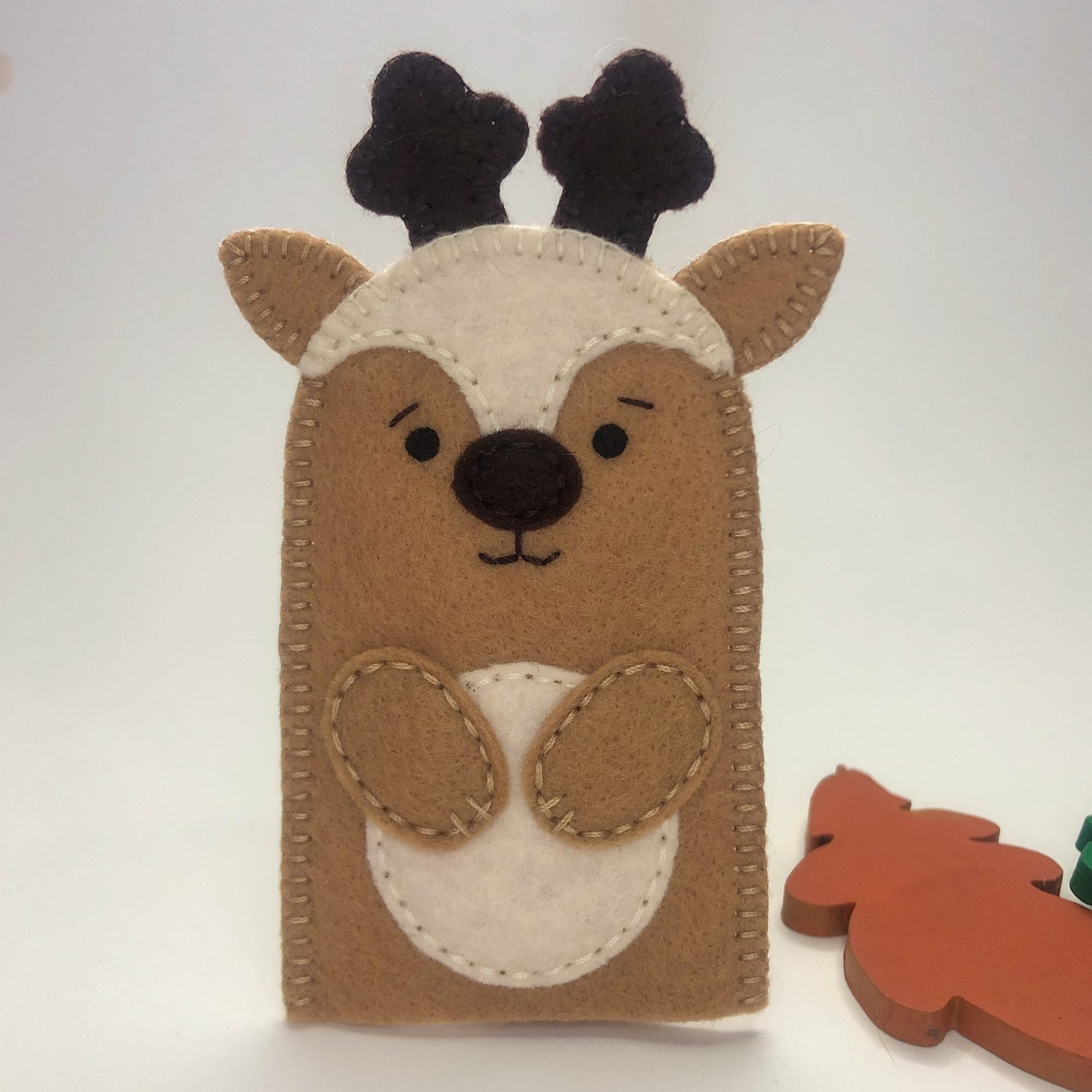 PDF Pattern: Felt Finger Puppet Pattern Deer. Easy Sewing - Etsy
