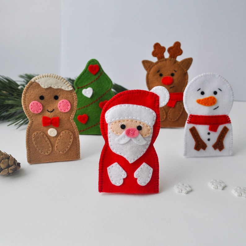 PDF Patterns: Christmas Set. Easy Tutorials for Sewing Santa Claus ...