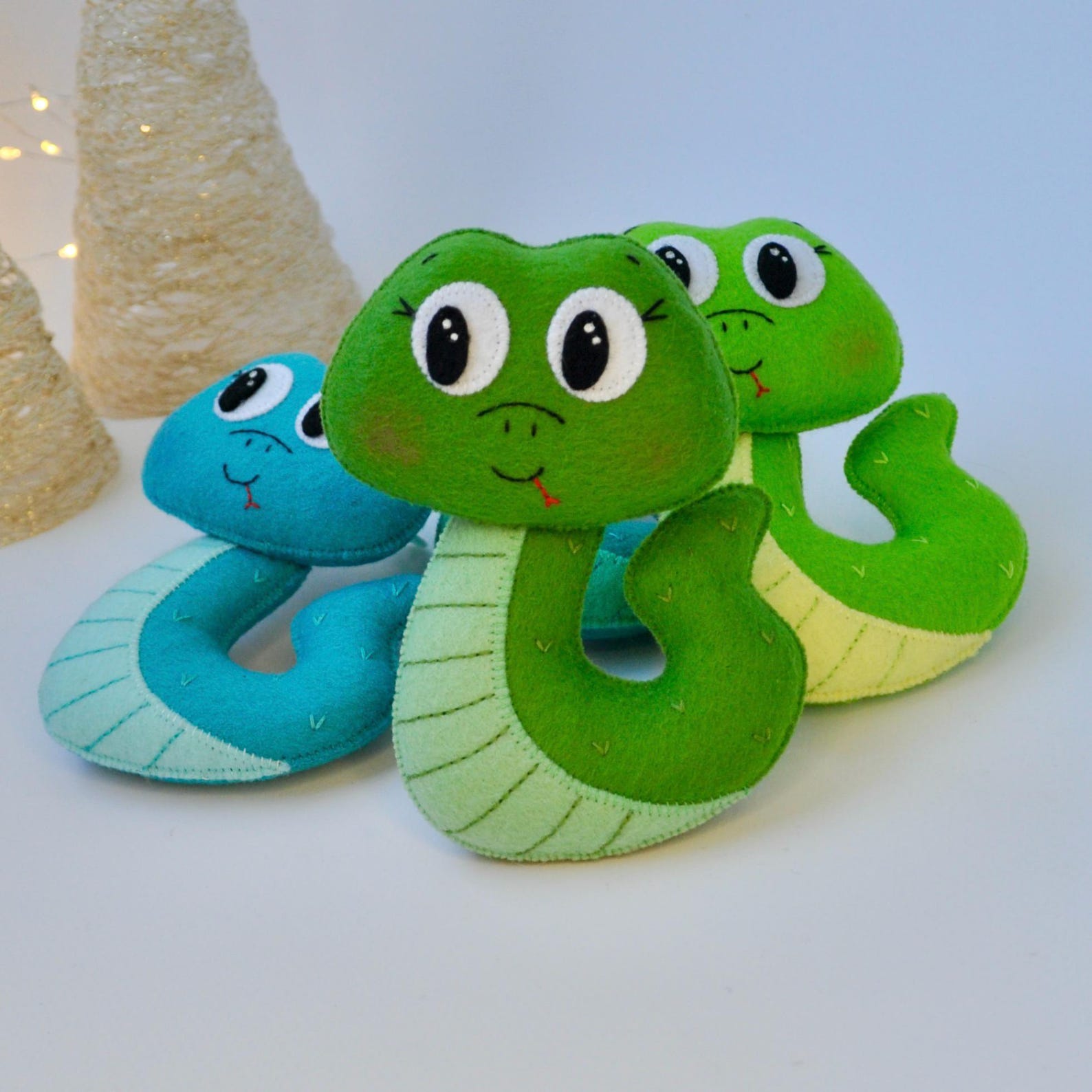 PDF Sewing Pattern: Felt Snake. DIY Snake Toy Plush. Easy Sewing ...