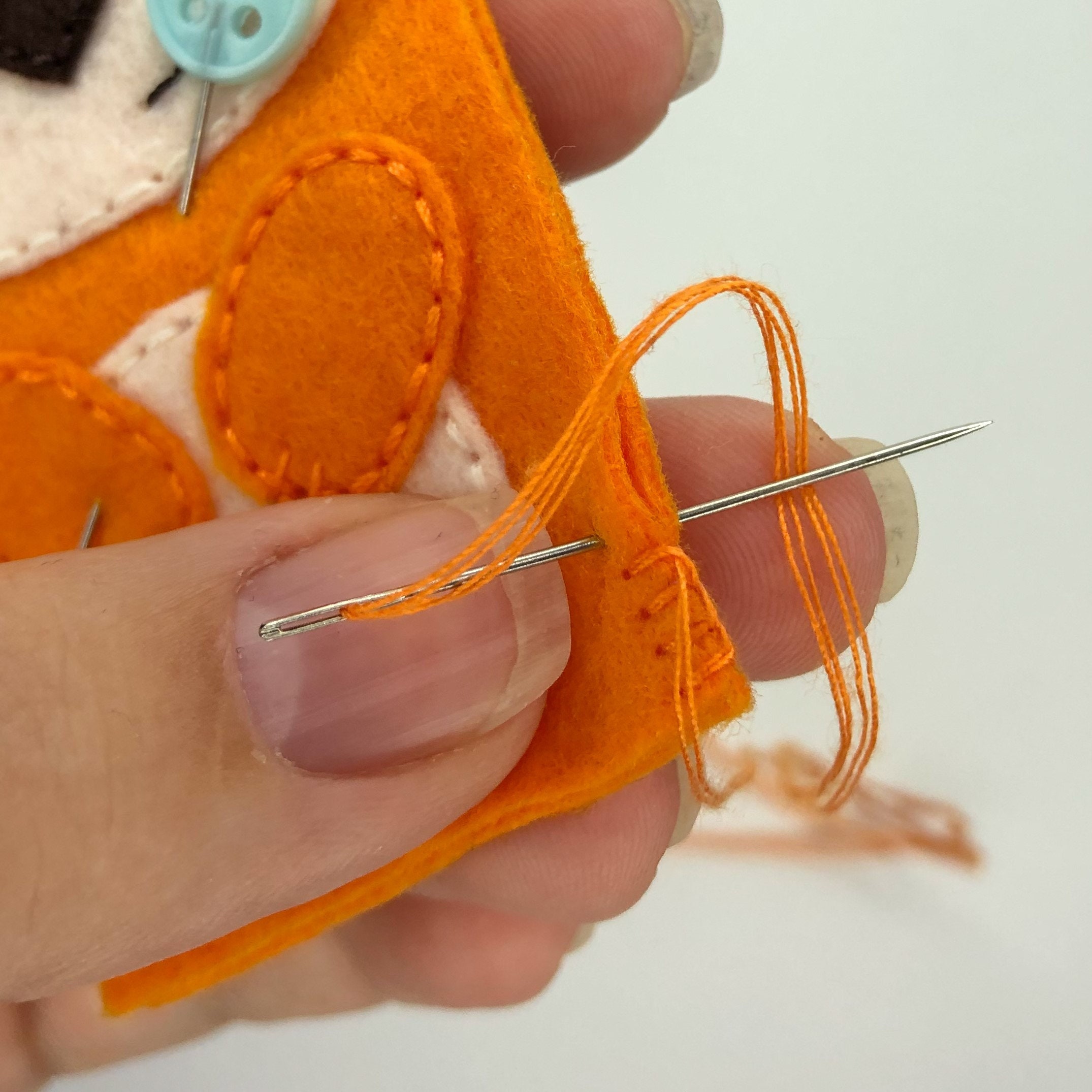 PDF Pattern: Felt Finger Puppet Pattern Fox. Easy Sewing E-pattern and ...