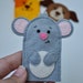 PDF Pattern, Felt Patter, Mouse Finger Puppet Pattern, Mouse Sewing ...