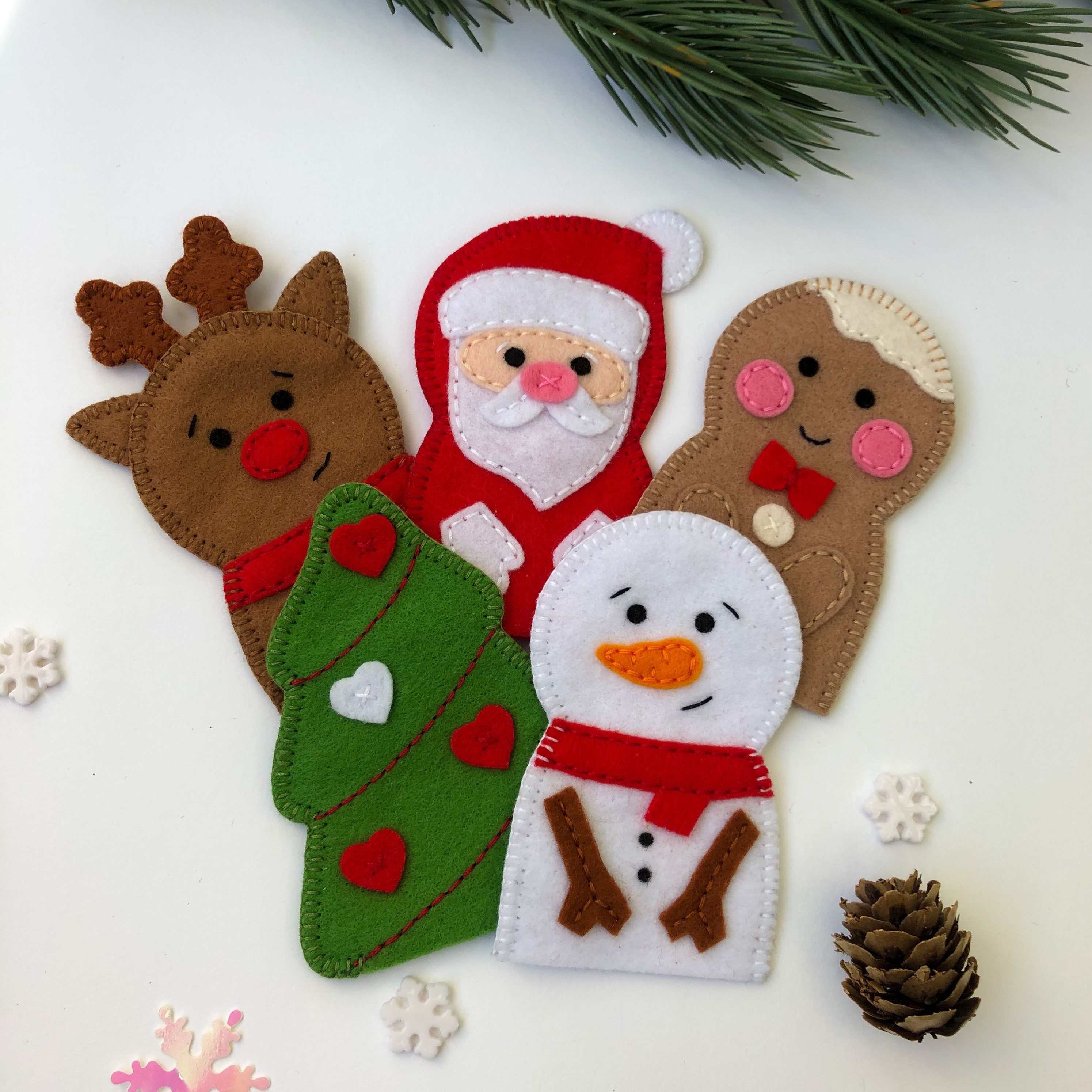 PDF Patterns: Christmas Set. Easy Tutorials for Sewing Santa Claus ...