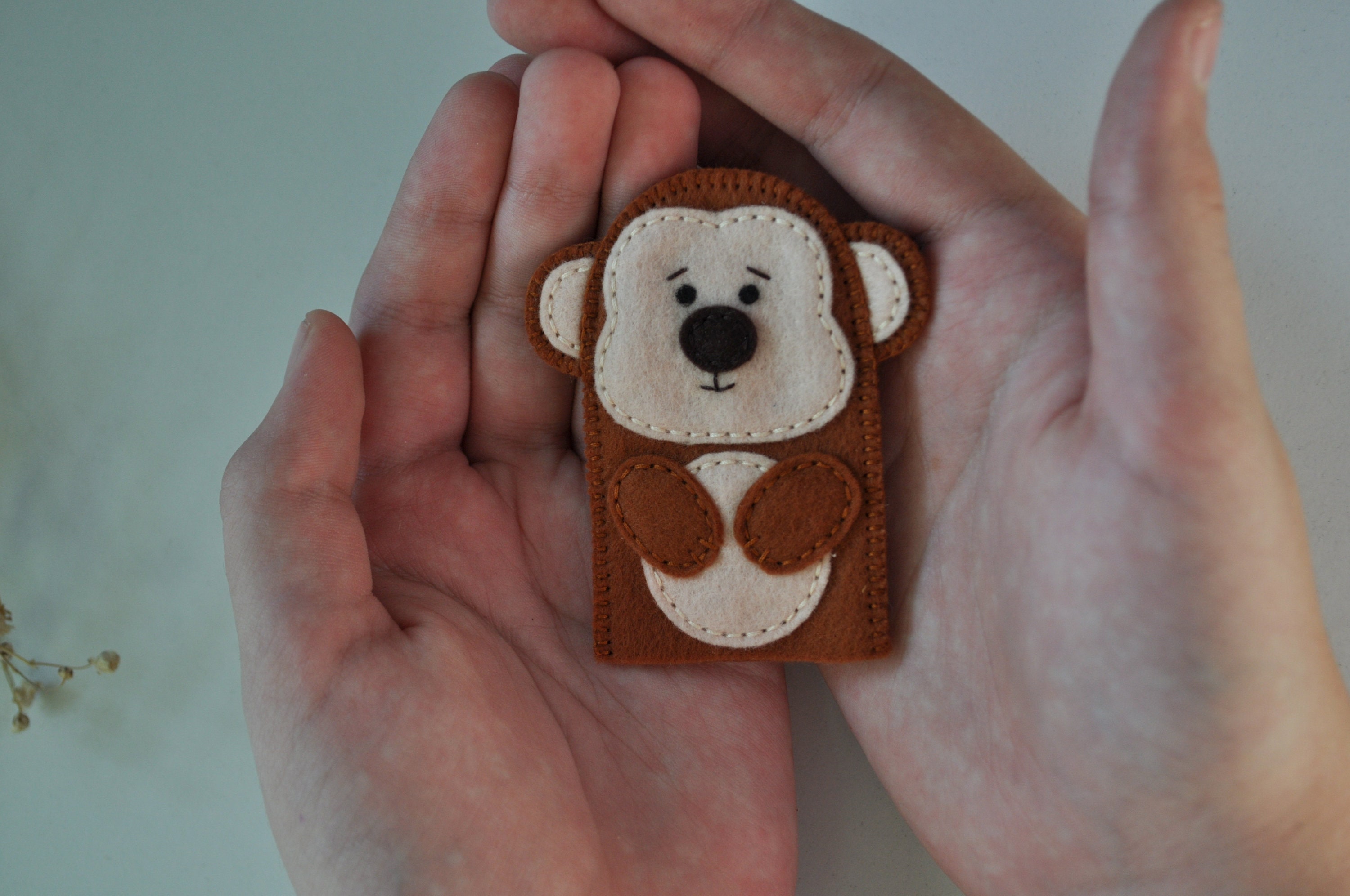 Finger Puppets Sewing Pattern PDF Epattern for Monkey. - Etsy