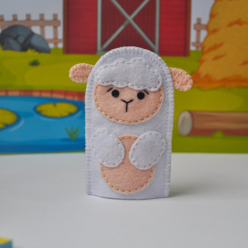 PDF Patterns: Finger Puppets Farm Animals. Easy Tutorials for Sewing ...