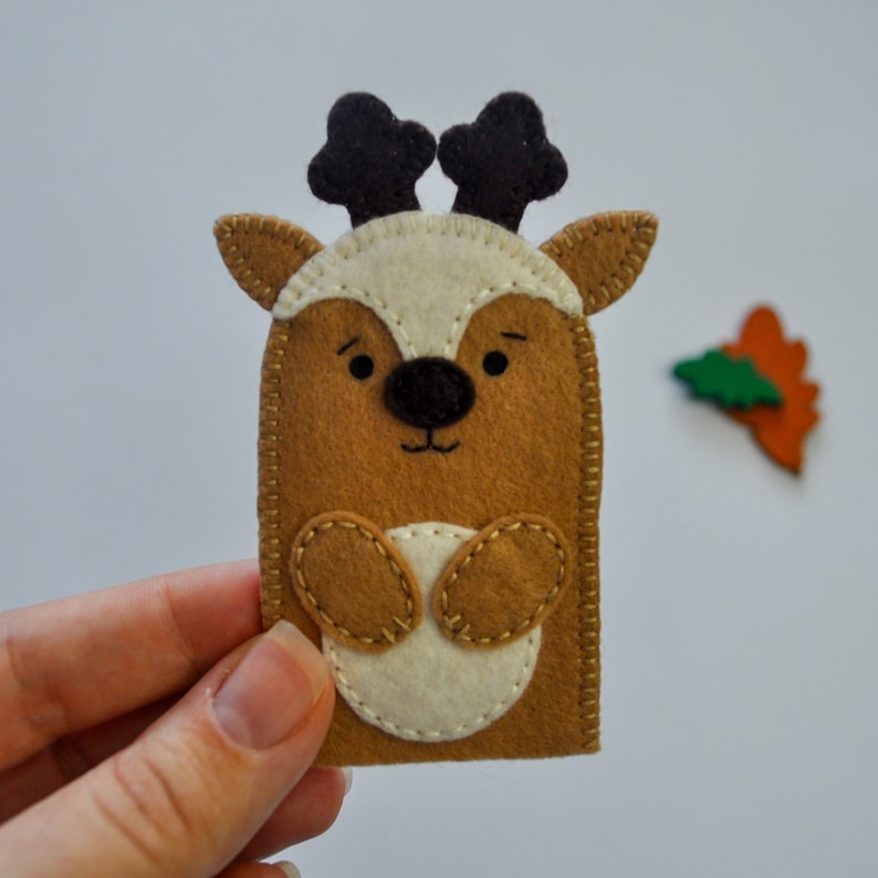 PDF Patterns: Finger Puppets Woodland Animals. Easy Tutorials for ...