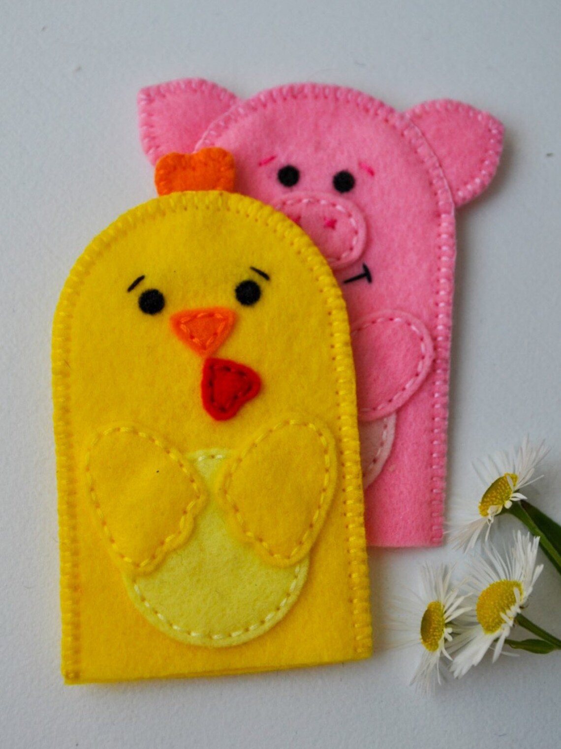 PDF Pattern, Felt Patter, Cockerel Finger Puppet Pattern, Cockerel ...