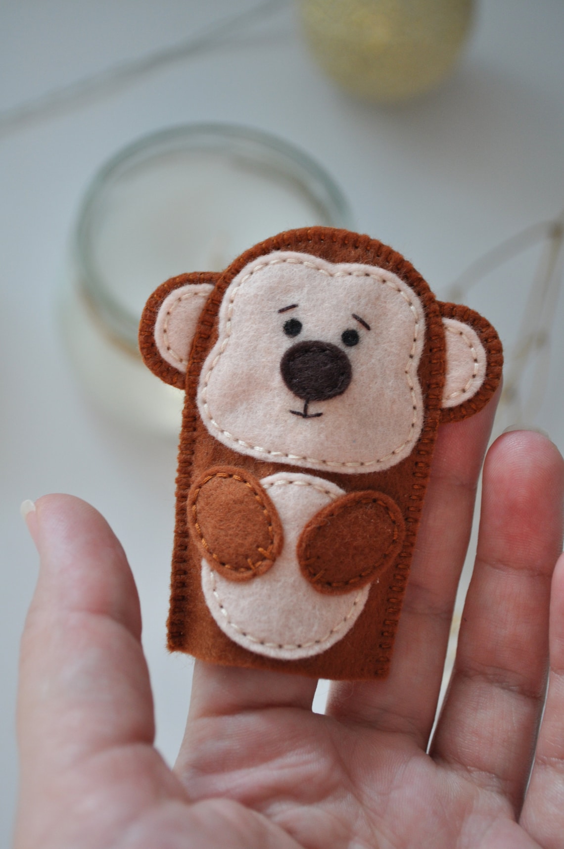 Finger Puppets Sewing Pattern PDF Epattern for Monkey. - Etsy
