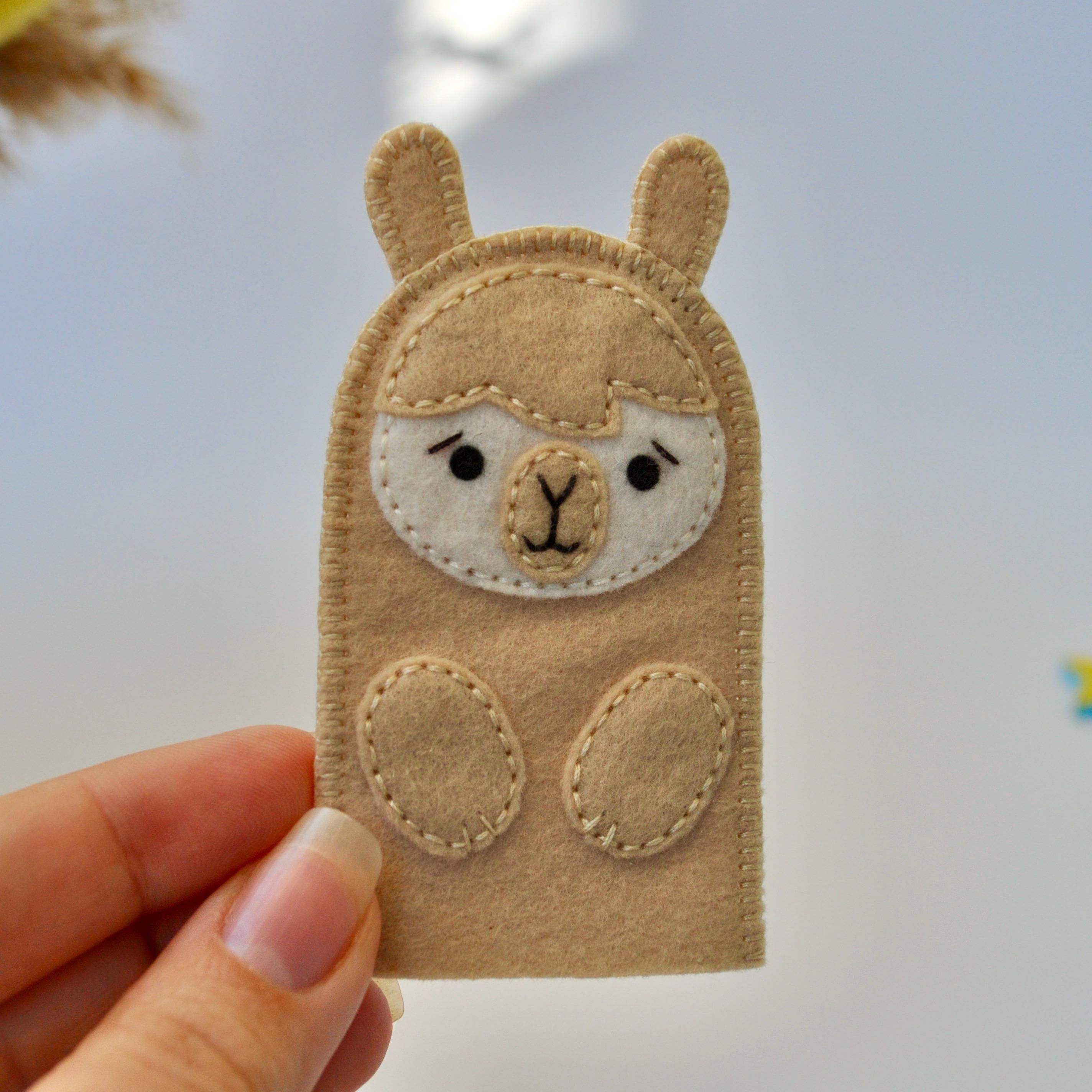 PDF Felt Llama Finger Puppet Pattern, DIY Sewing Tutorial, E-pattern - Etsy