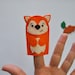 PDF Pattern: Felt Finger Puppet Pattern Fox. Easy Sewing E-pattern and ...