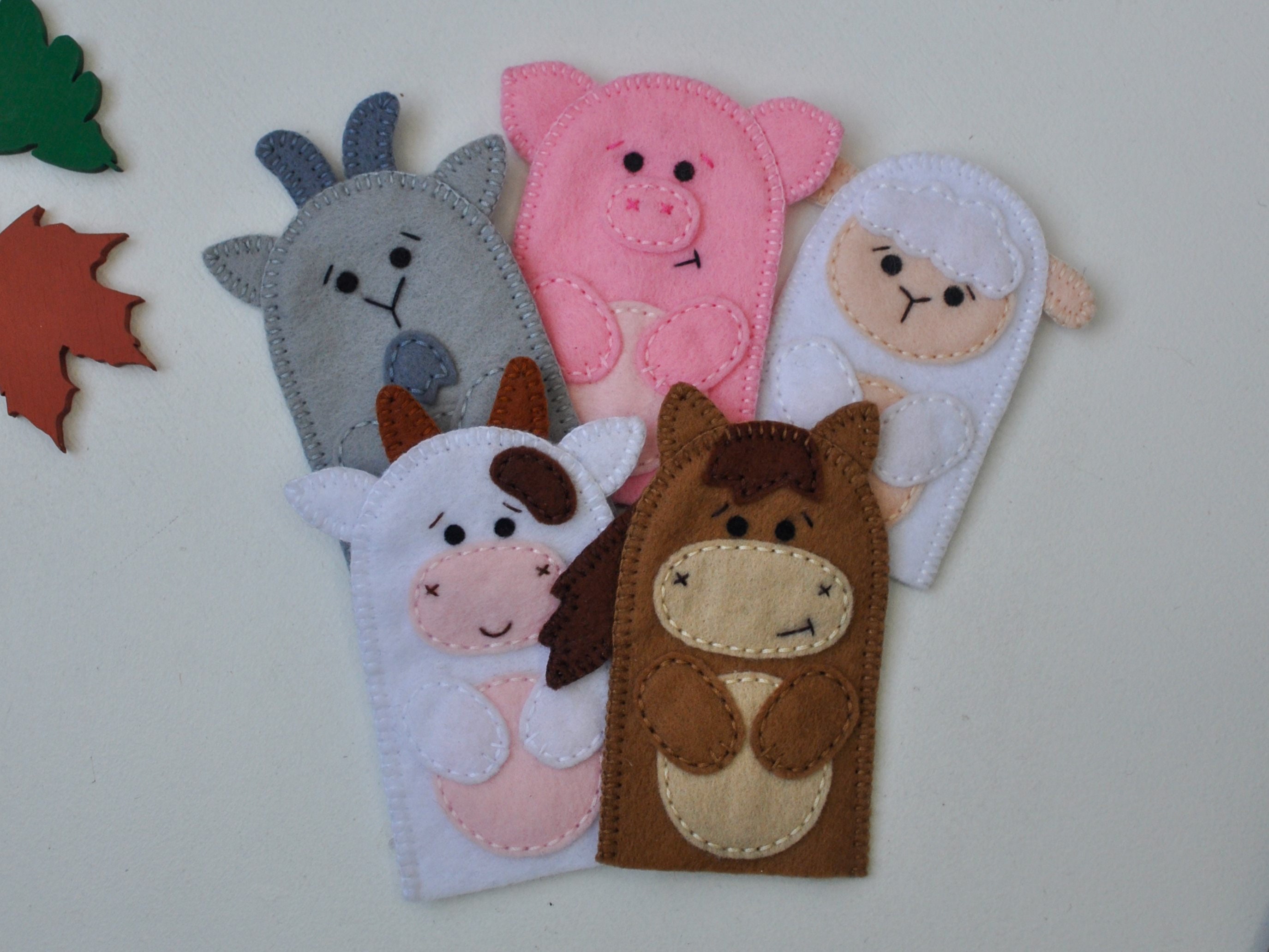 PDF Pattern Felt Patter Goat Finger Puppet Pattern Goat - Etsy