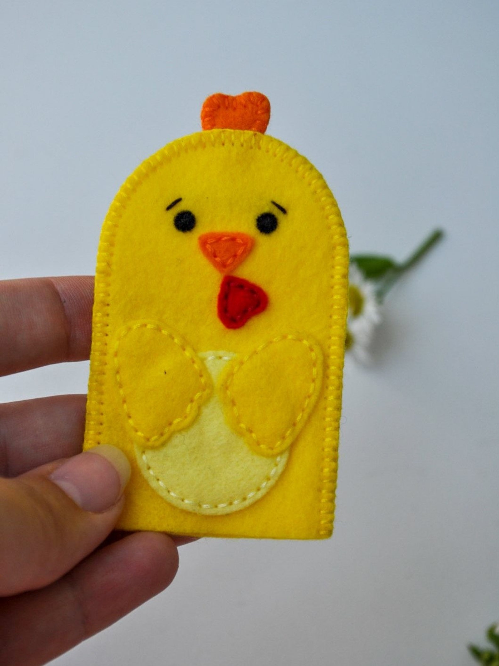 PDF Pattern, Felt Patter, Cockerel Finger Puppet Pattern, Cockerel ...