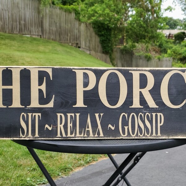 Large Porch Wall Sign - Etsy
