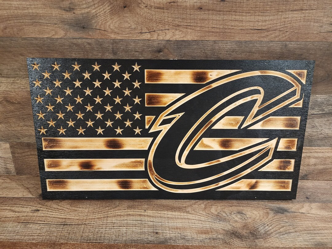 NBA Wooden Flag, Handcrafted Sports Flag, Rustic Burnt Flag, Subdued ...