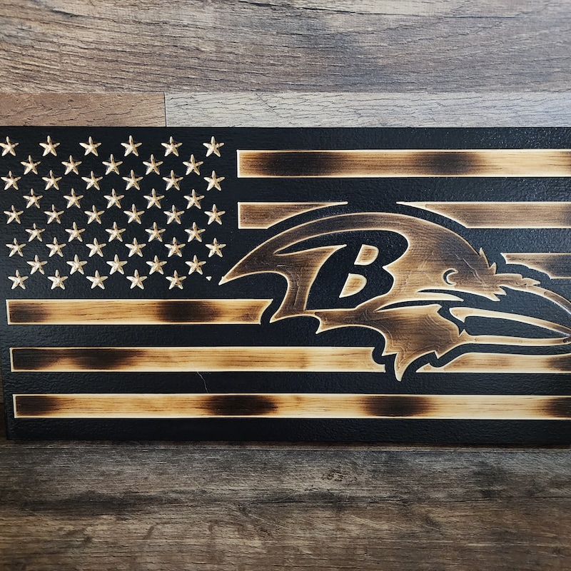 Custom Wood Sign Ravens - Etsy