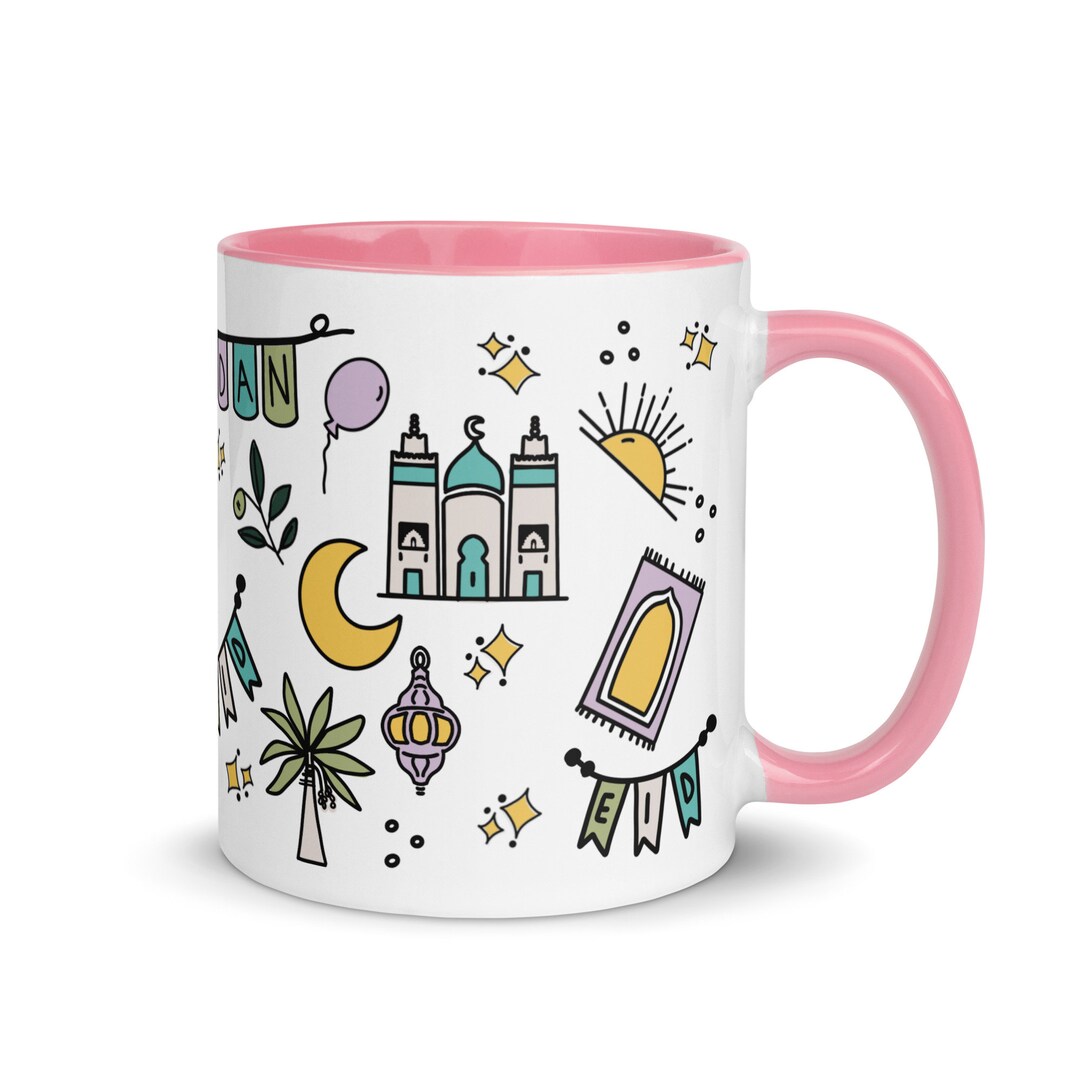 Ramadan and Eid Mug, Gift for Kids, Iftar Parties, Suhoor, Muslim Gift ...