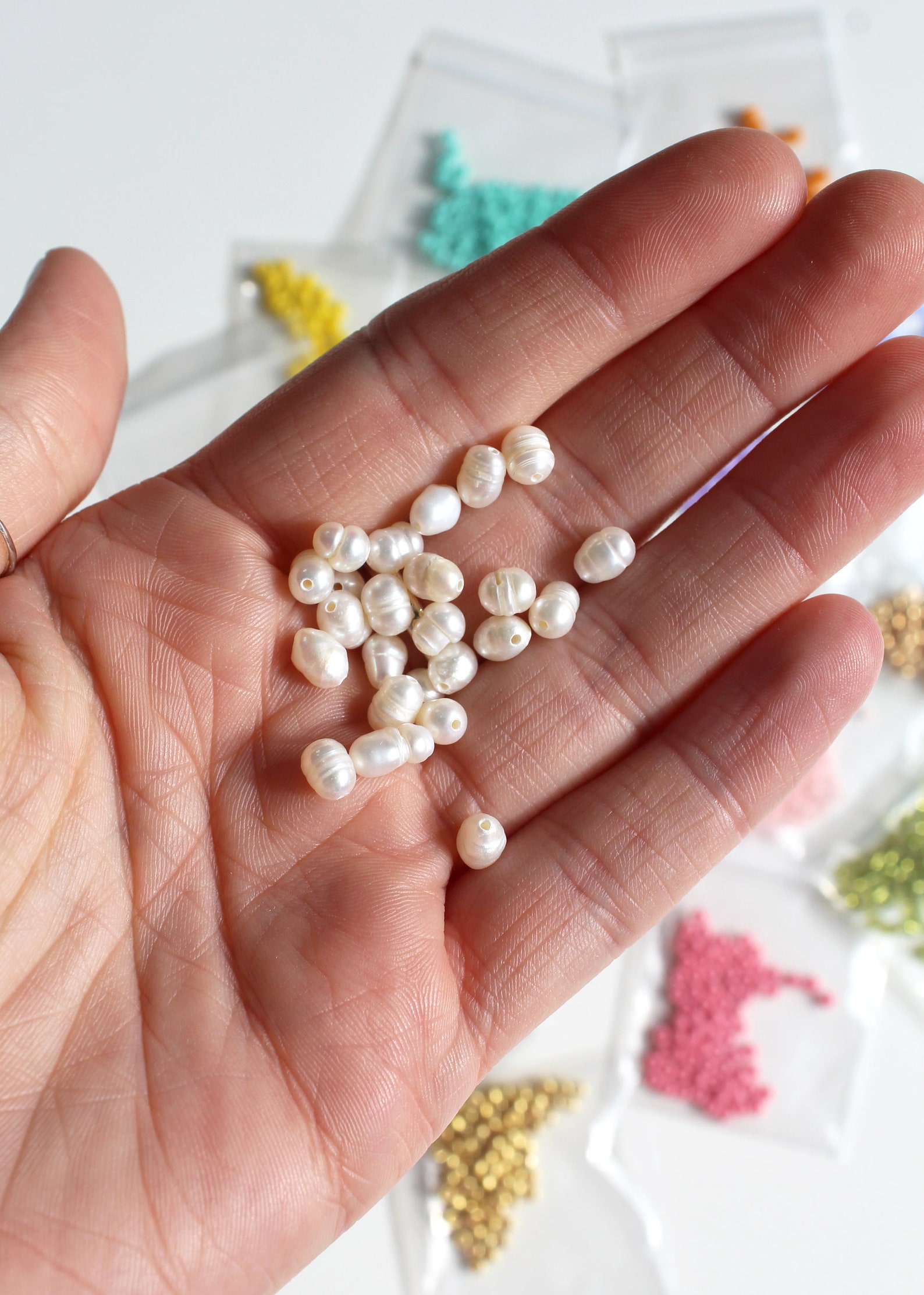 DIY Freshwater Pearl Beaded Bracelet Kit - Etsy