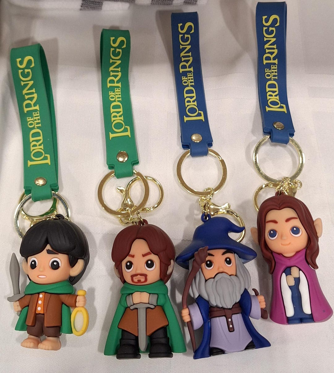 Lord of the Rings Keychains Set of 4 - Etsy