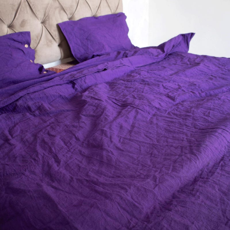 Purple Duvet Cover - Etsy