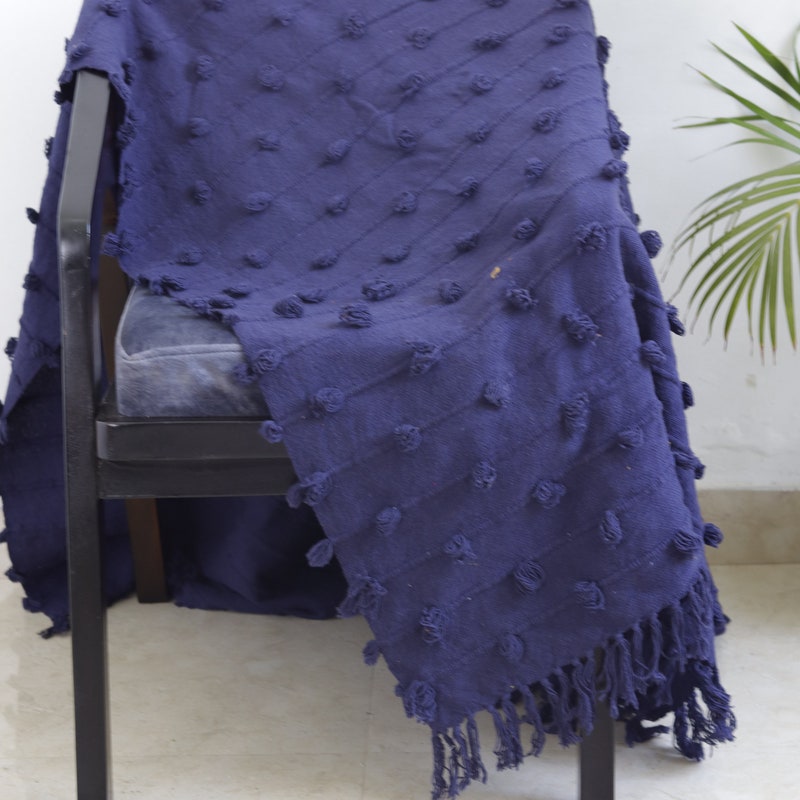 Royal Blue Throw Blanket - Etsy